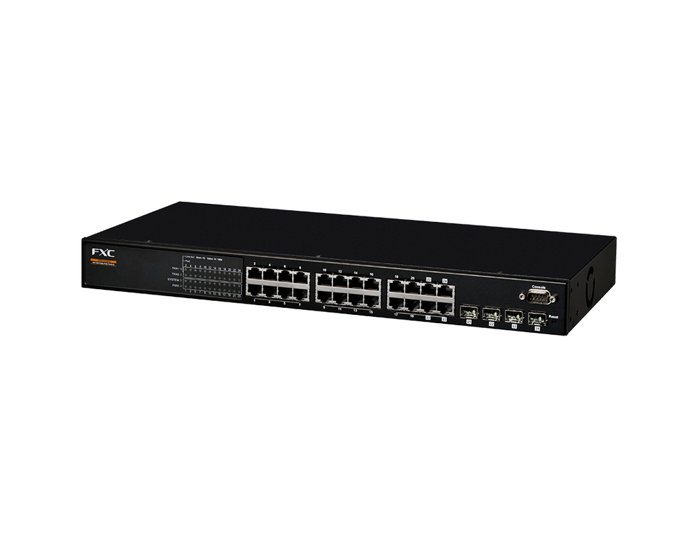 10/100/1000Mbps管理機能付レイヤ2スイッチ（PoE） FXC5200シリーズ – FXC Direct Shop